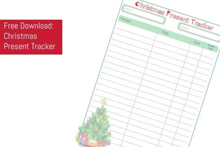 Free Download: Christmas Present Tracker – Flipping Heck!