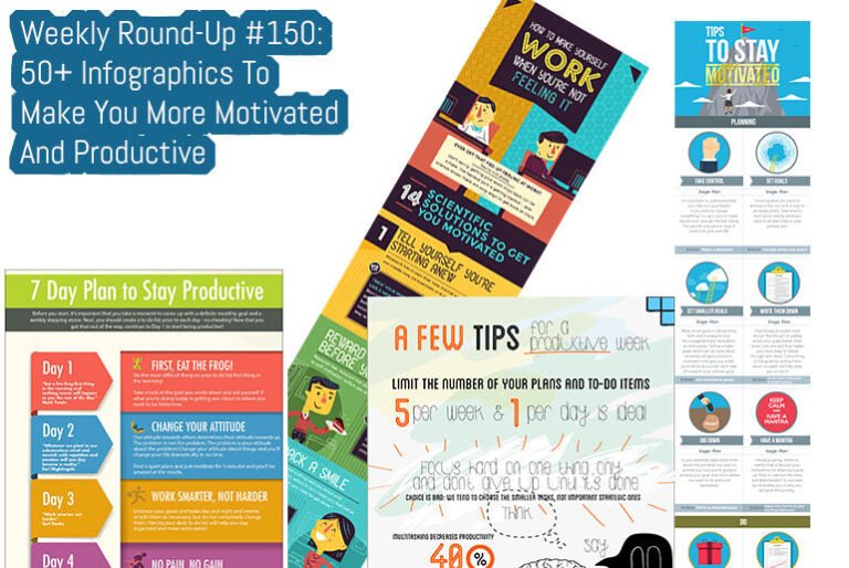Weekly Round-Up #150: 50+ Infographics To Make You More Motivated And ...
