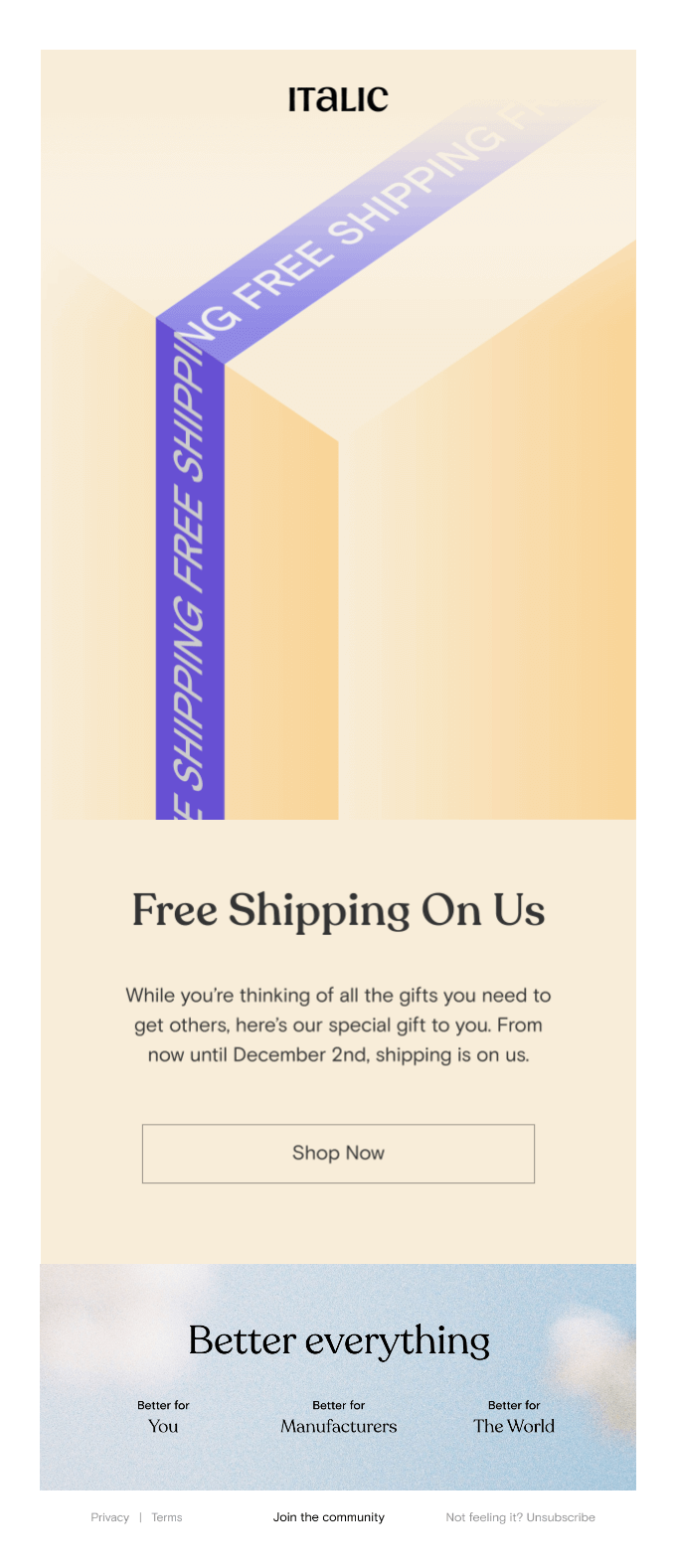 Holiday Email Examples Worth Bookmarking – Flipping Heck!