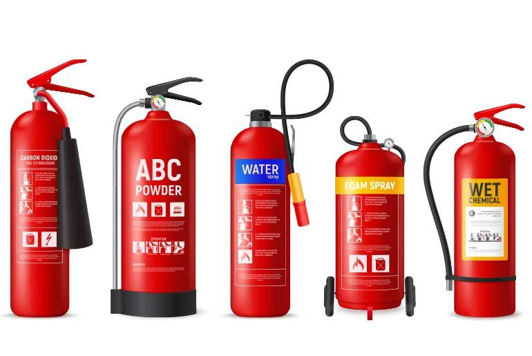 Fire Extinguisher Types And Colours
